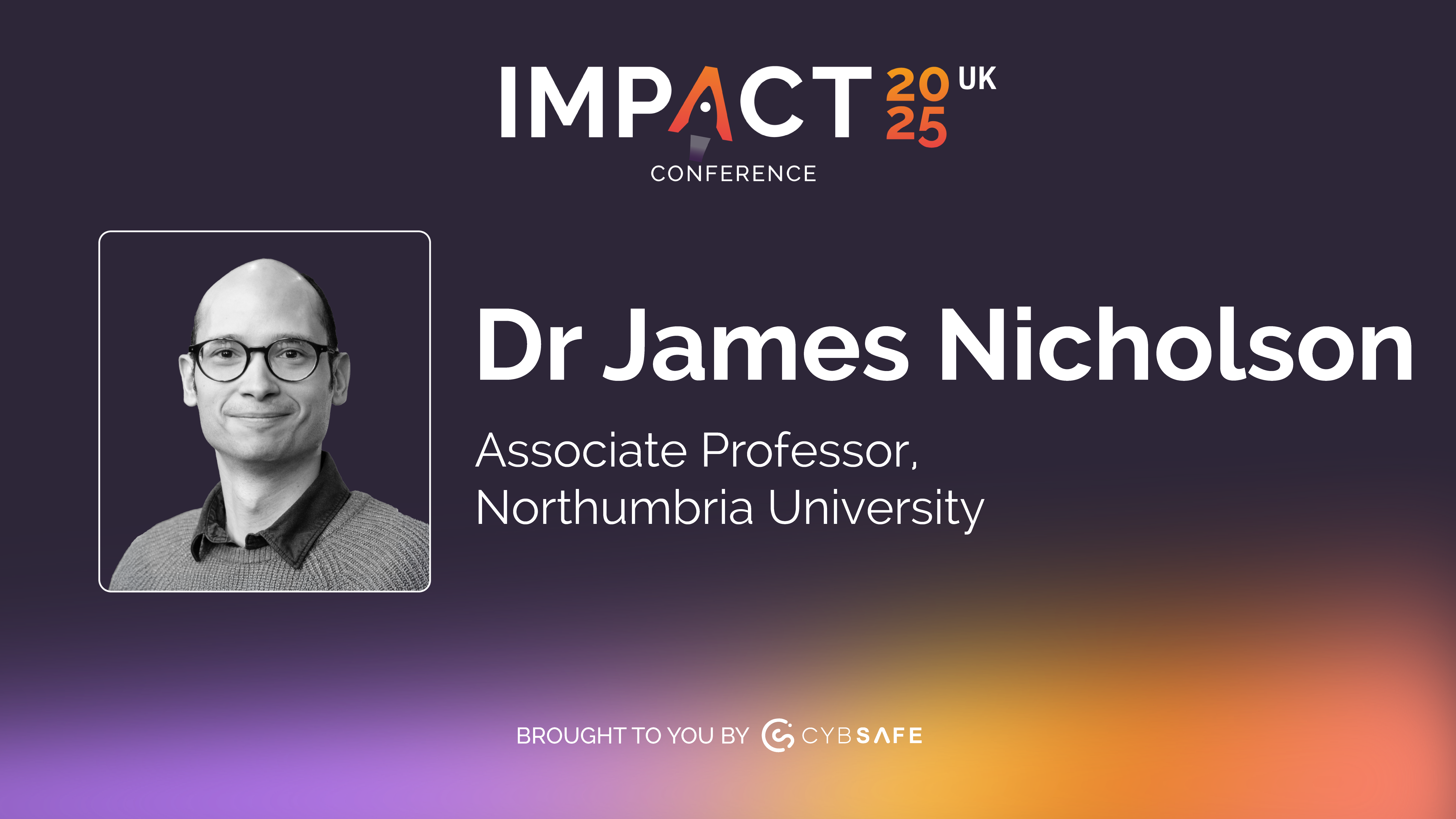 Dr James Nicholson | IMPACT 2025